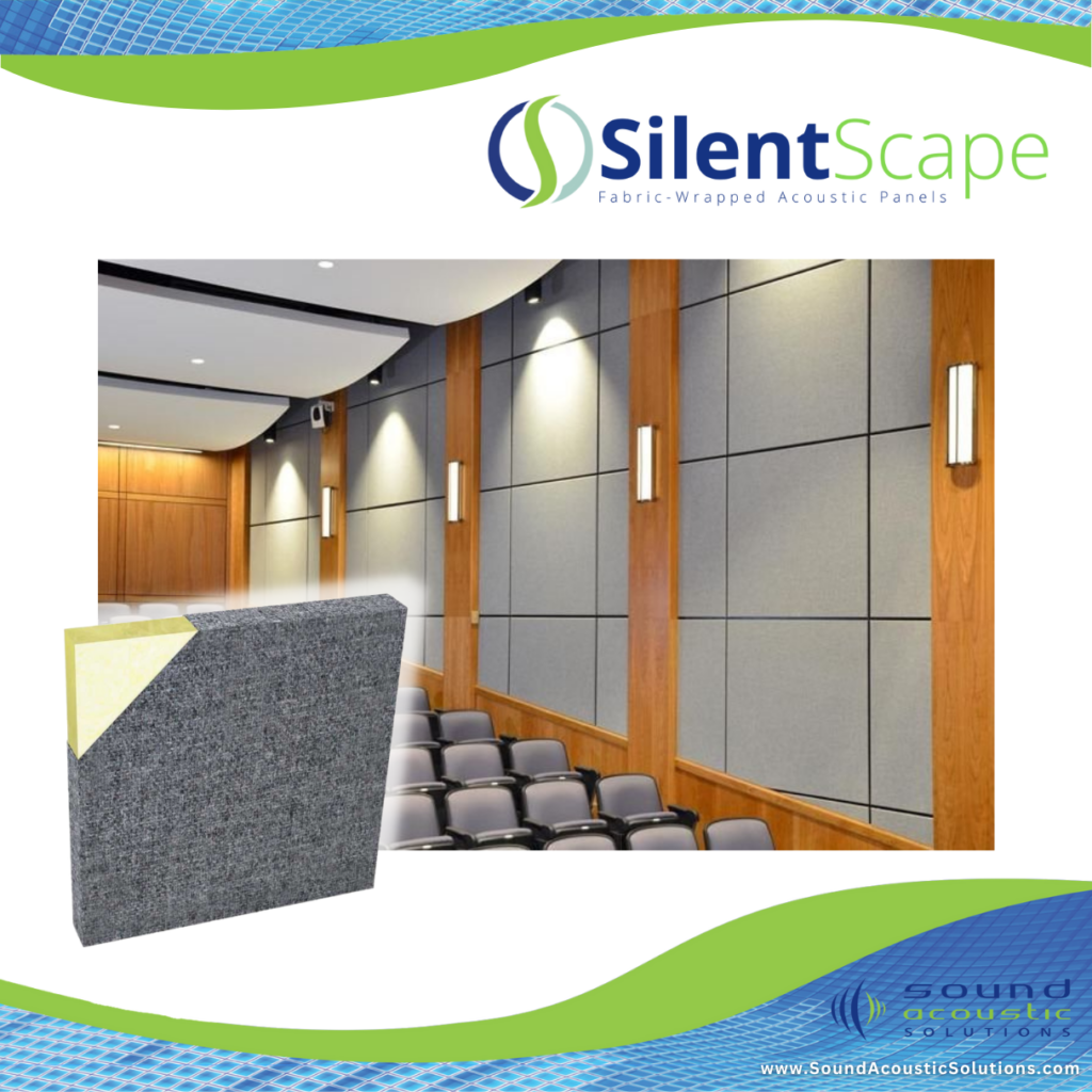SilentScape™ Fabric-Wrapped Panels - Sound Acoustic Solutions B2B