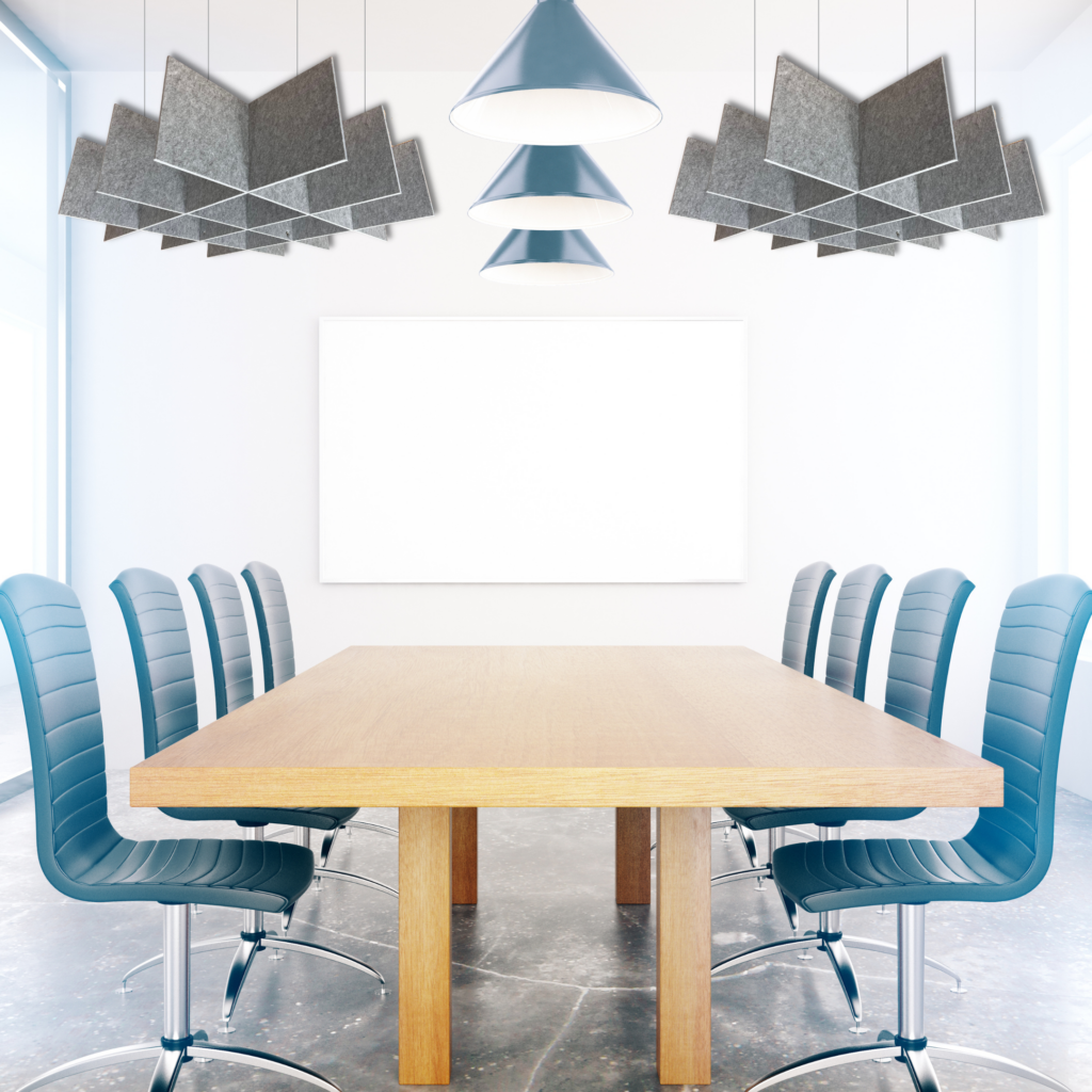 SilentPoly™ Waffle Baffle - Sound Acoustic Solutions B2B