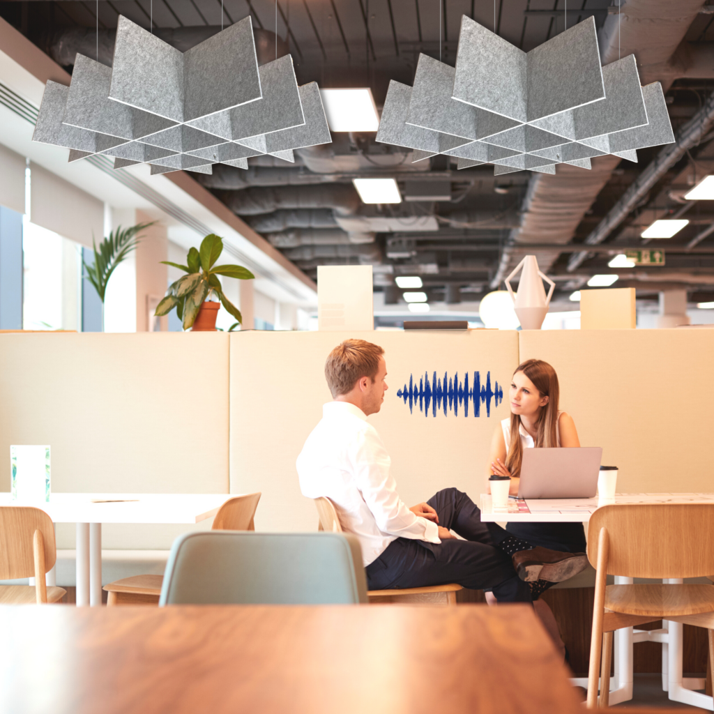 SilentPoly™ Waffle Baffle - Sound Acoustic Solutions B2B